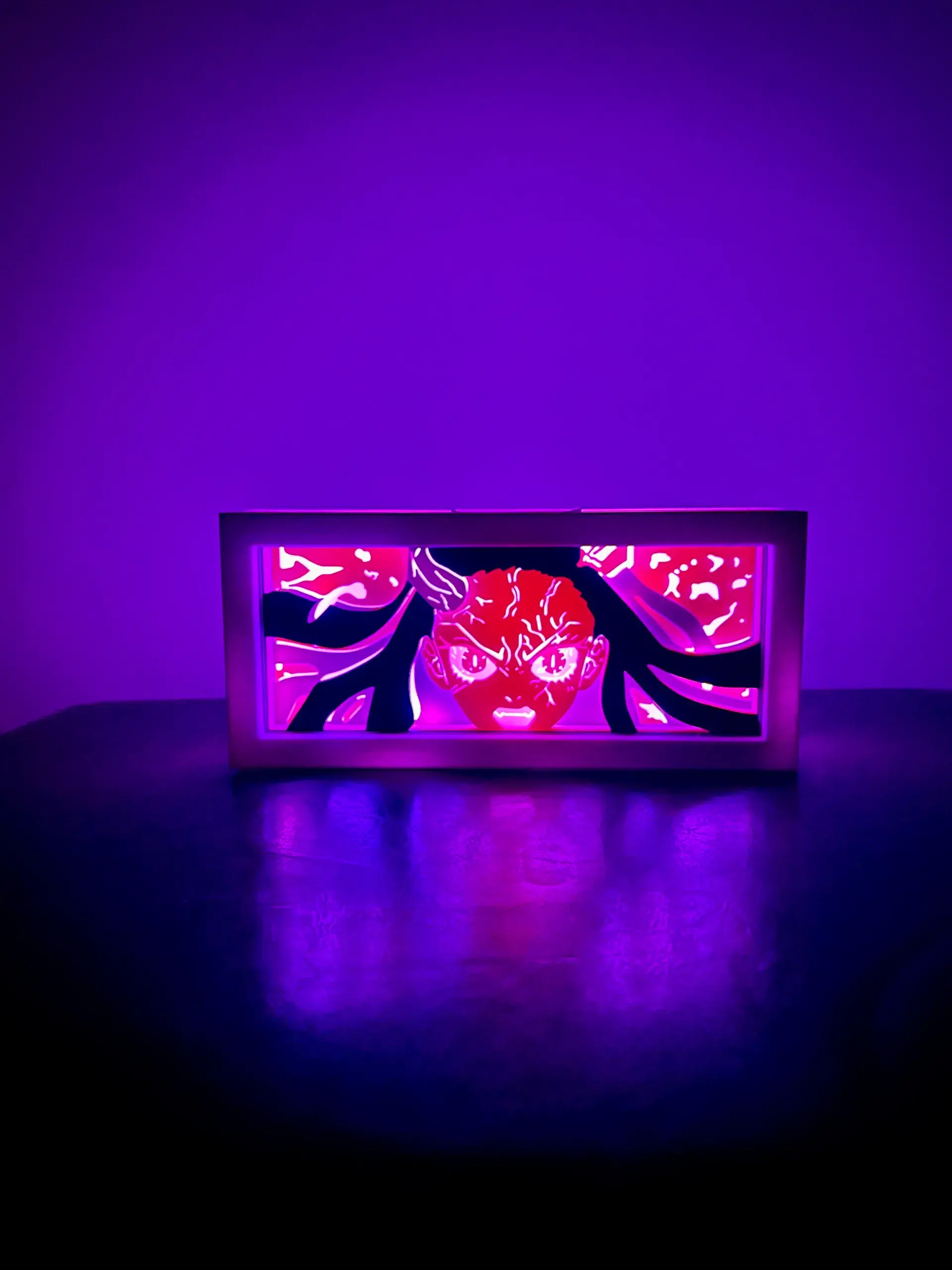 Home Decorations & Ornaments STL Download - Nezuko - LED Lightbox - NO ...