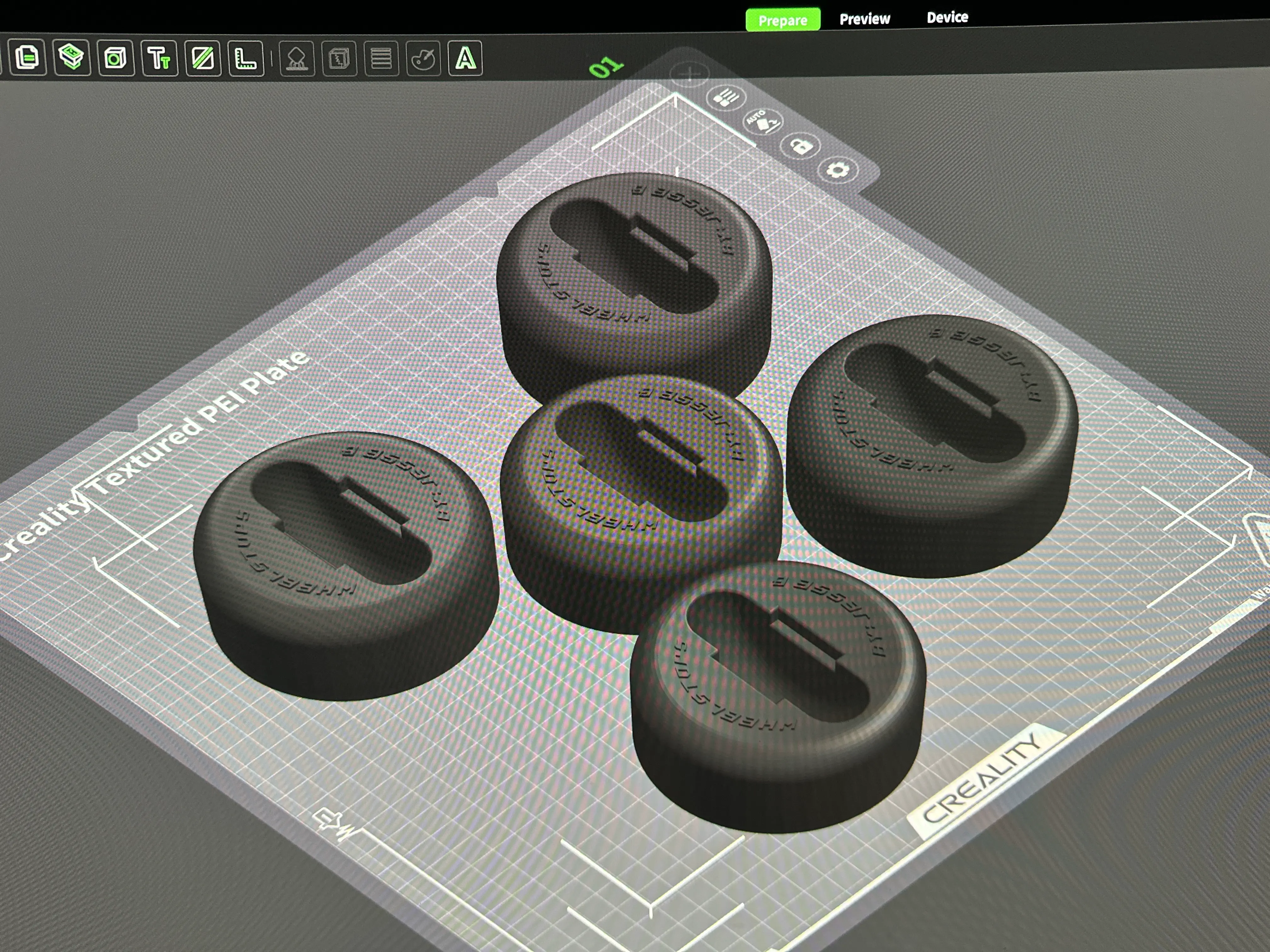 3D Printer Files | 3MF File | Chair Wheel Stops | Creality Cloud
