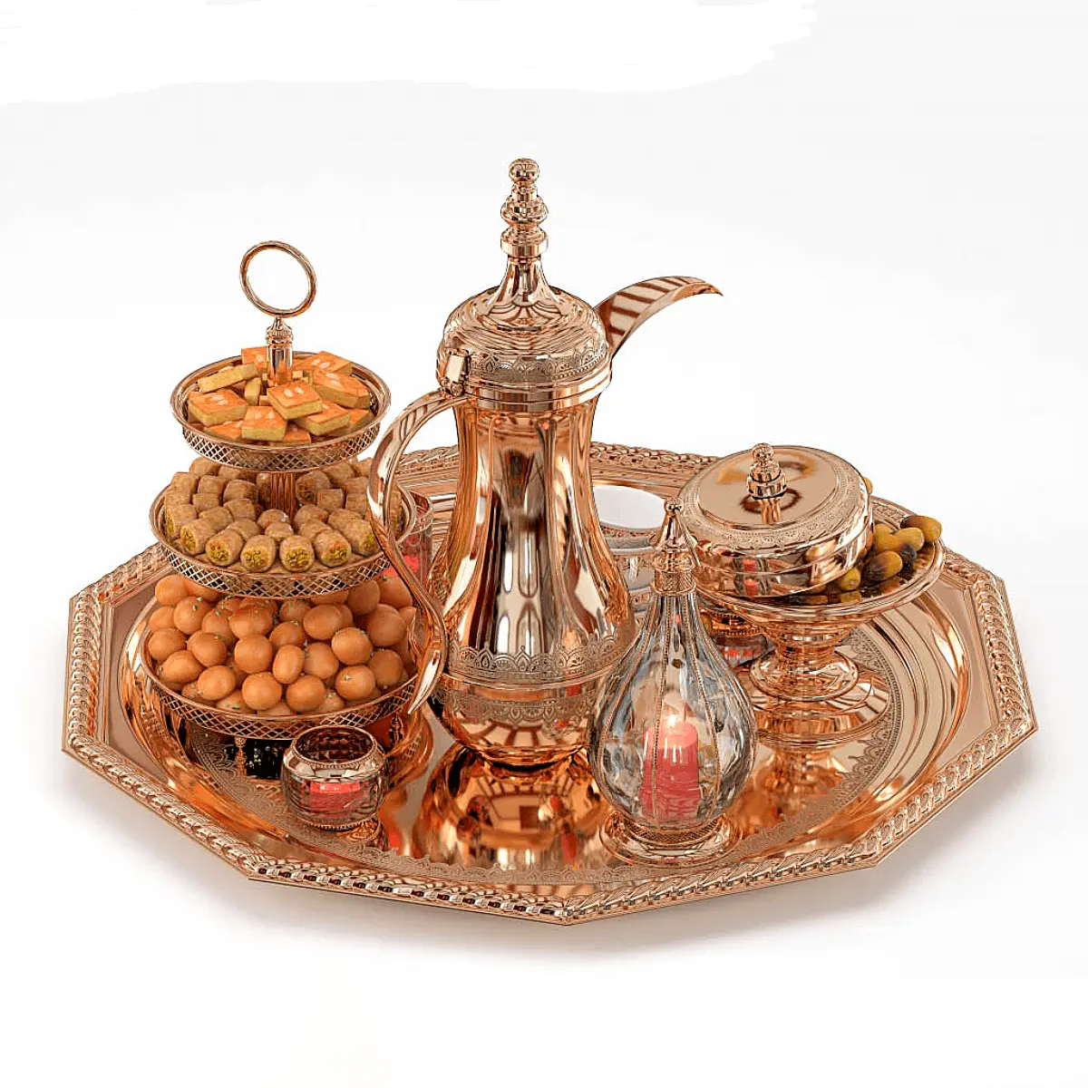 Home Decorations & Ornaments STL Download - Arabic dining setby Davron