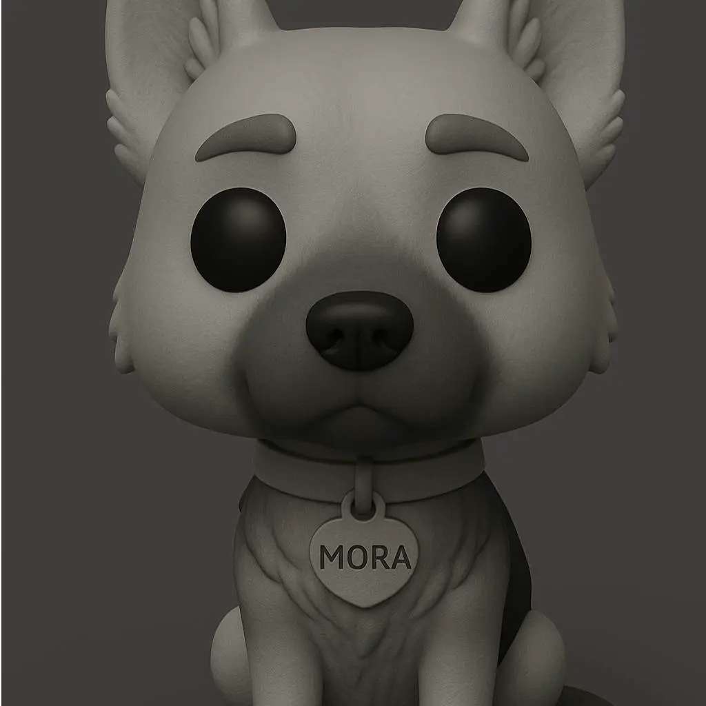 Free Characters & Creatures STL Download - Funco Pop Moraby martin vega