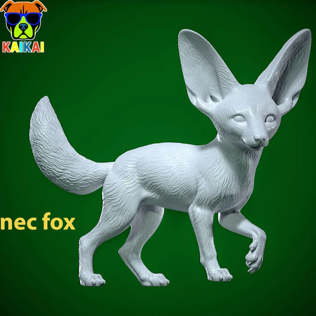 Other STL Download - Fennec fox poses model - decor - 3D printby Rubber ...