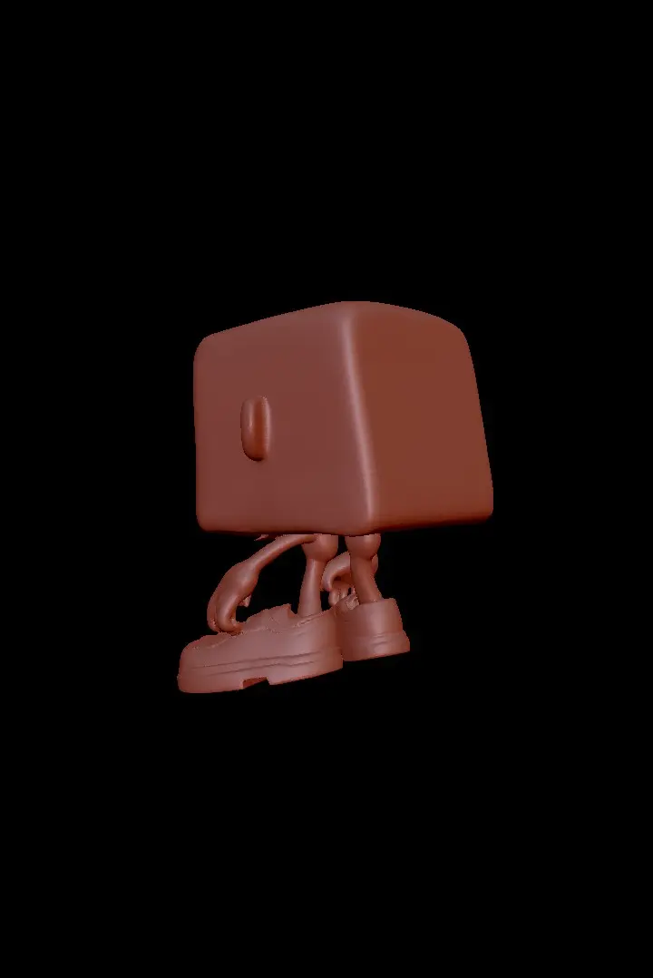 Free Characters & Creatures STL Download - Cute Cube character 2by Katt ...