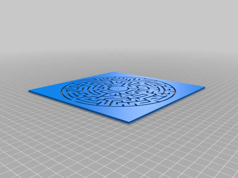 Free Other STL Download - Maze stencilby SMT_M 🦊