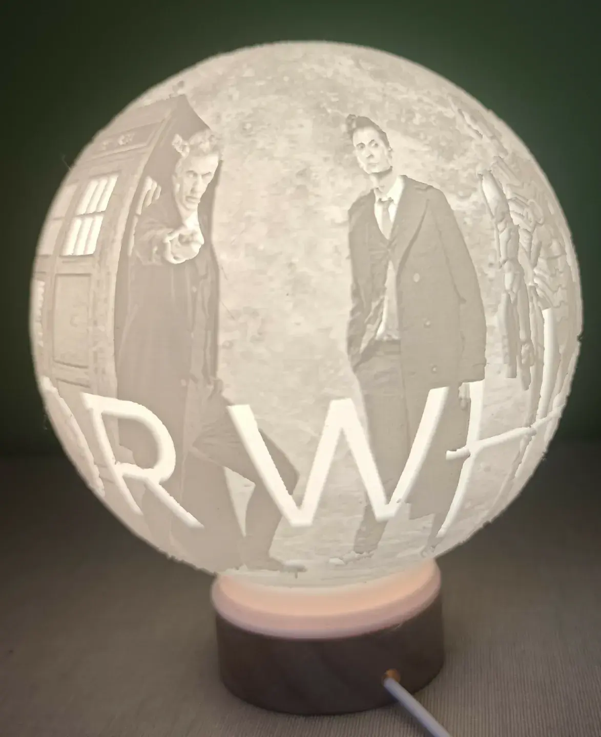 3D Printer Files | 3MF File | Lithophane Doctor Who | Creality Cloud