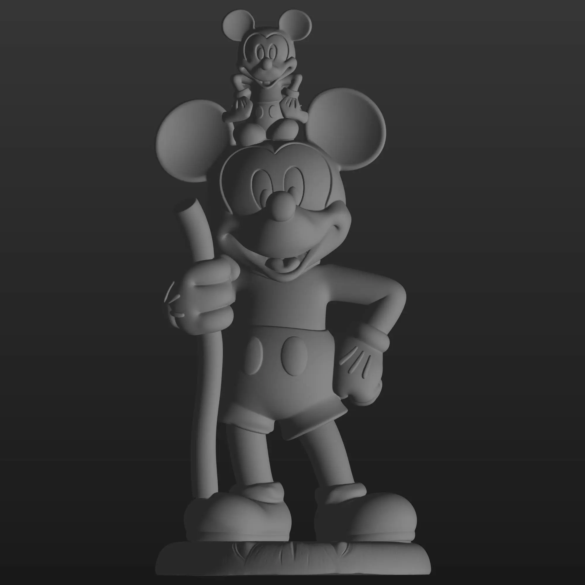 Other STL Download - mickey mouse1 modelby birkan