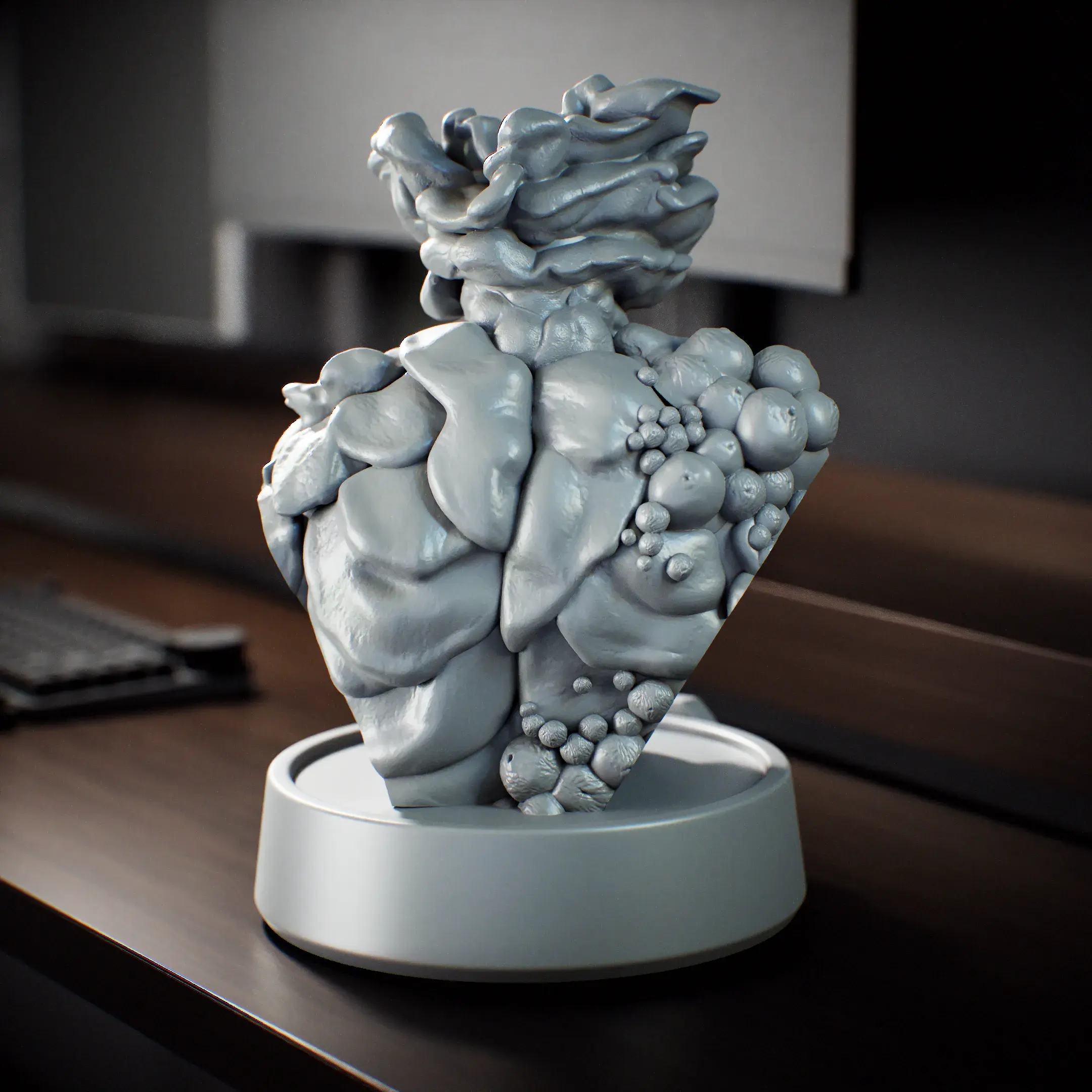 Characters & Creatures STL Download - Bloater Bust From "The Last uf Us ...