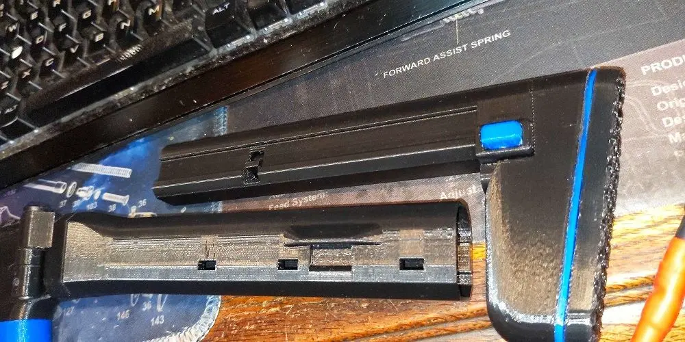 3D Printer Files | 3MF File | Folding Extendable Stock | Creality Cloud