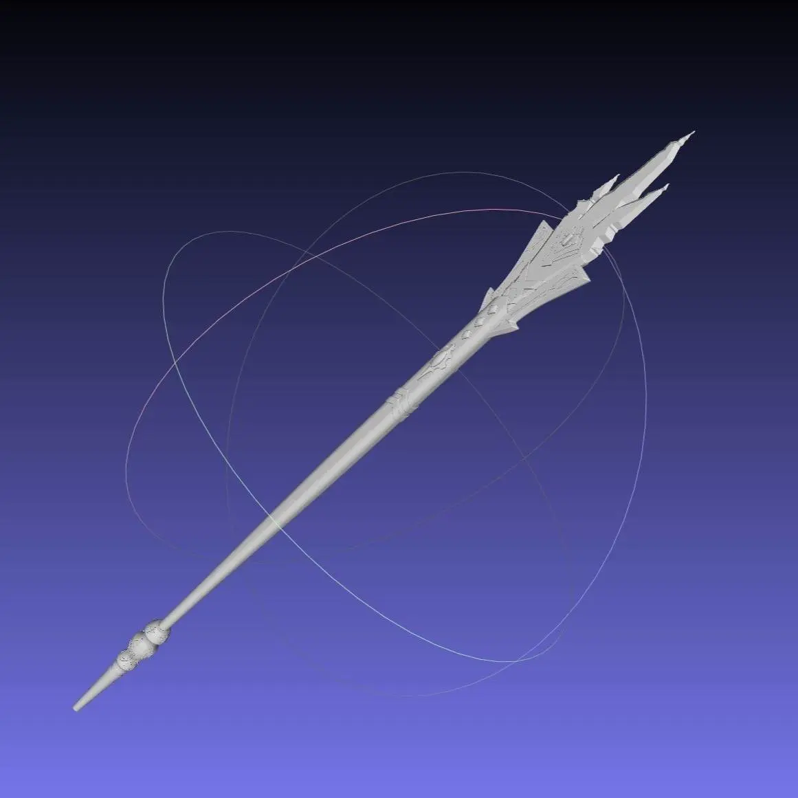 Cosplay STL Download - Final Fantasy XIV Graha Staff Printable ...