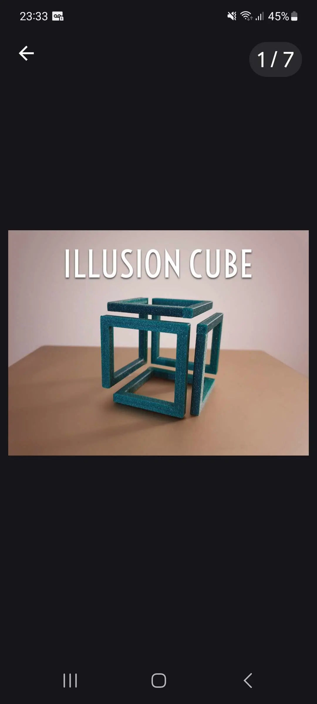 Free Digital Art STL Download - Illusion Cibe by joaopauloreisgloria