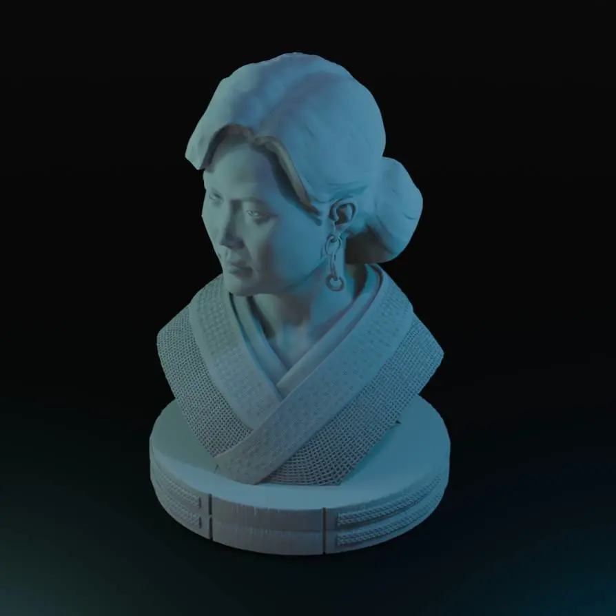 Sculptures & Artworks STL Download - Geisha - Gueixaby RobsonAndrade3d