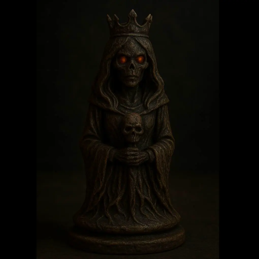 3D Printer Files | 3MF File | 🕯️ Halloween Chess Queen – Haunted Soul ...