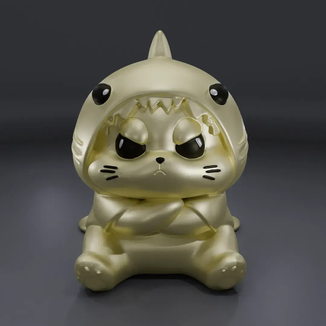 Sculptures & Artworks STL Download - Shark Catby Pandoranium