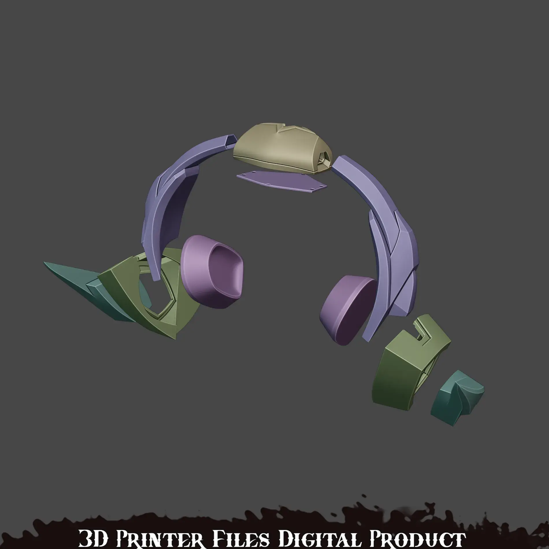 Cosplay STL Download - Juno Freshman Teo Minh Cosplay Headphones ...