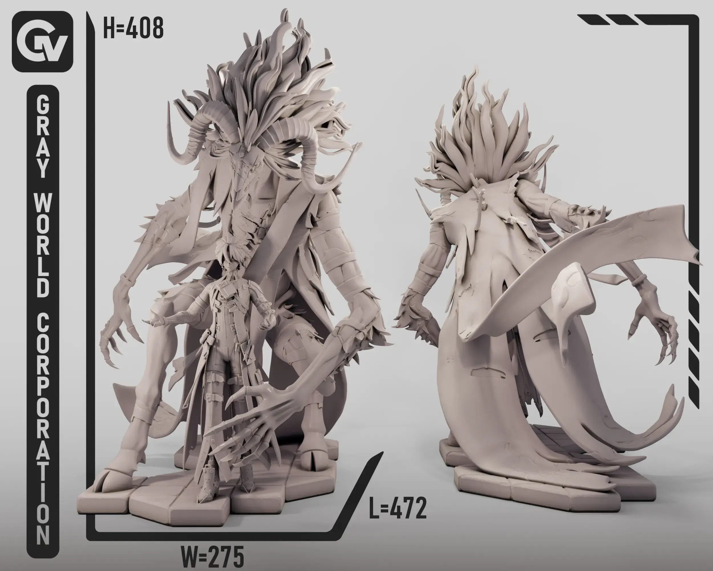 Characters & Creatures STL Download - Scar "Aberrant Nightmare ...