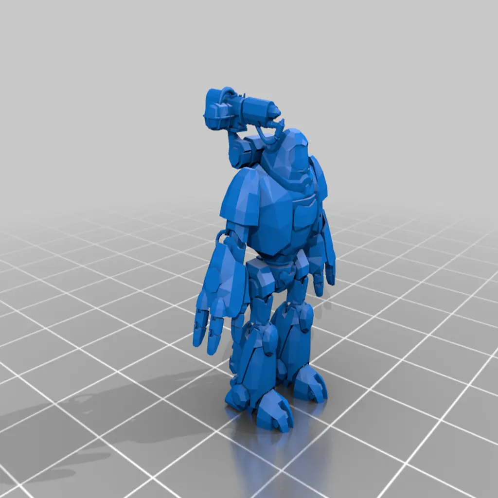 Free Robots & Mechs STL Download - Kastelan Robot - admech - tm - low ...
