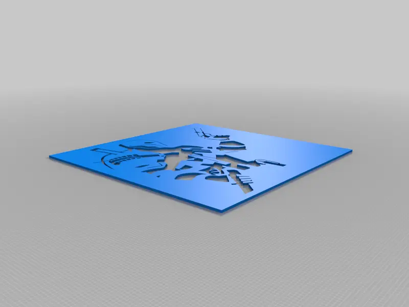 Free Characters & Creatures STL Download - DeathStroke stencilby SMT_M 🦊