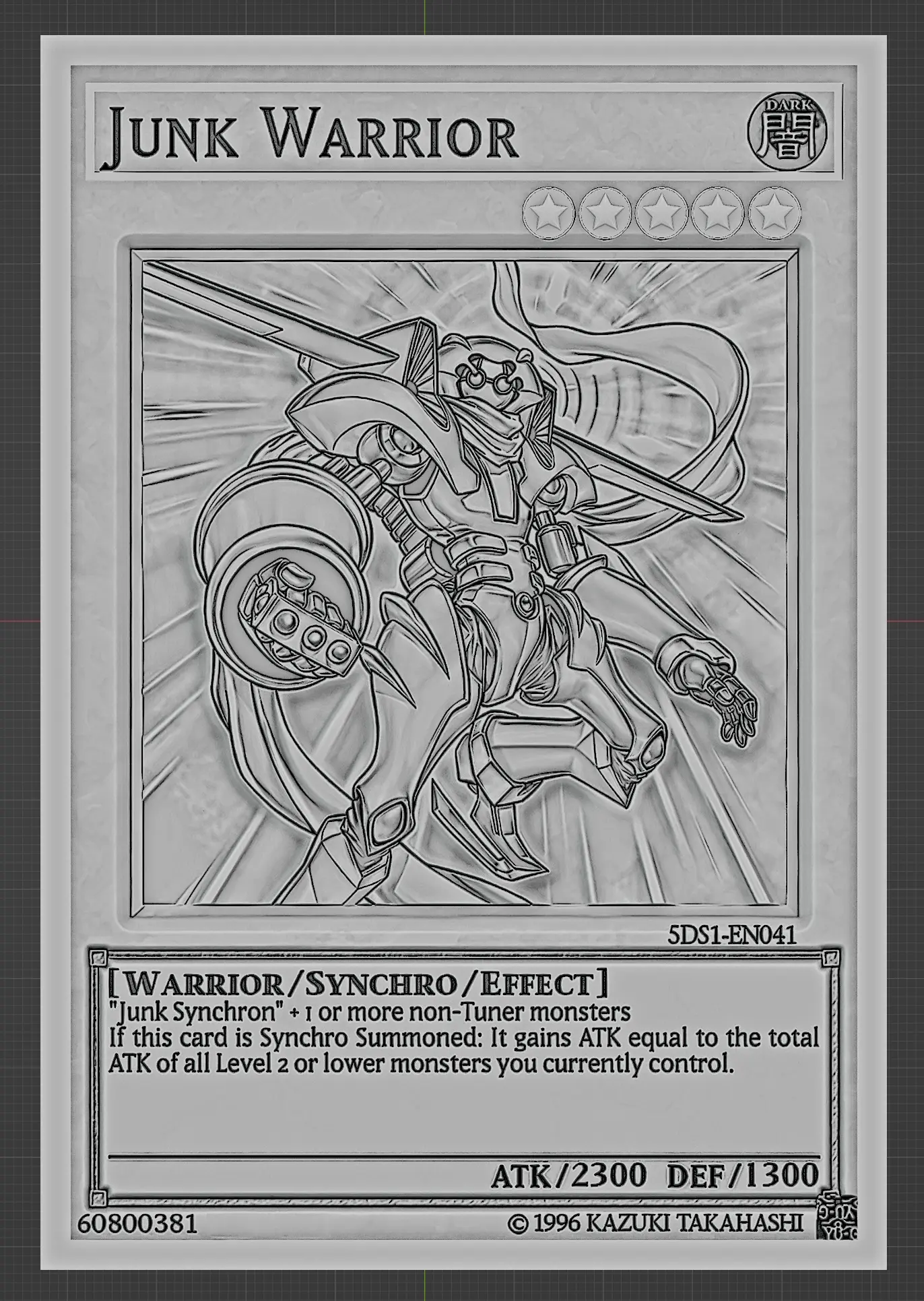 junk warrior - yugioh | 3D models download | Creality Cloud