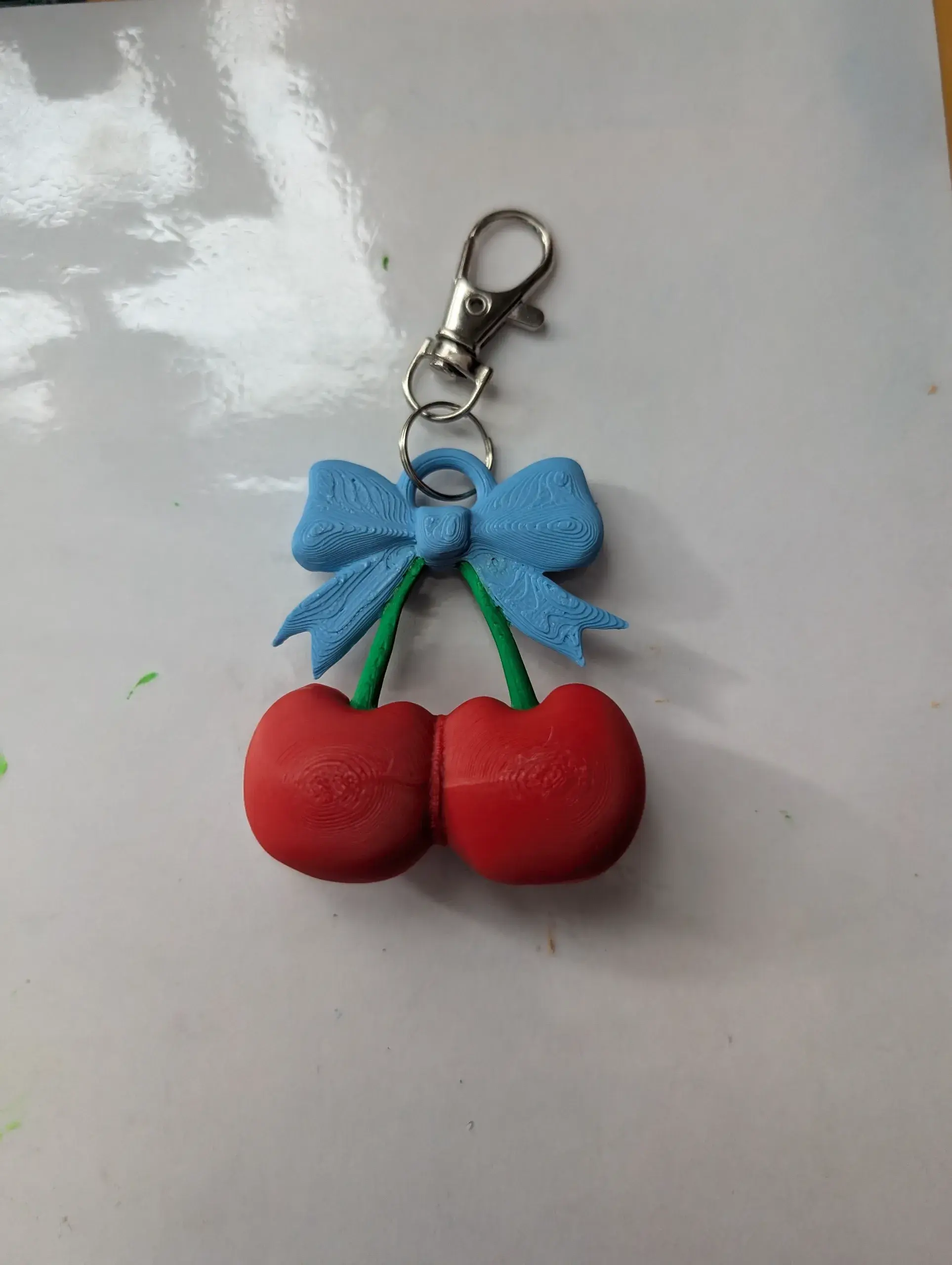Personal Accessories STL Download - Key chain bow cherriesby Danielle6
