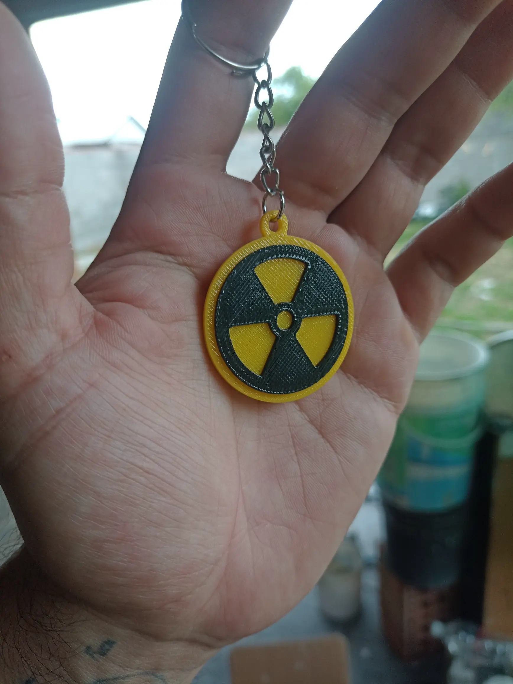3D Printer Files | 3MF File | NUCLEAR KEYCHAIN | Creality Cloud