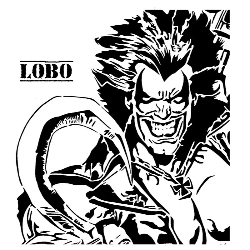 Free Characters & Creatures STL Download - Lobo stencilby SMT_M 🦊