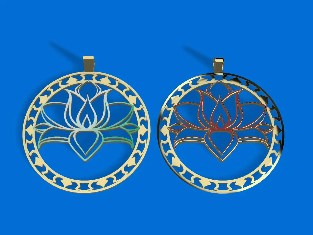 Lotus 3 Pendant | 3D models download | Creality Cloud