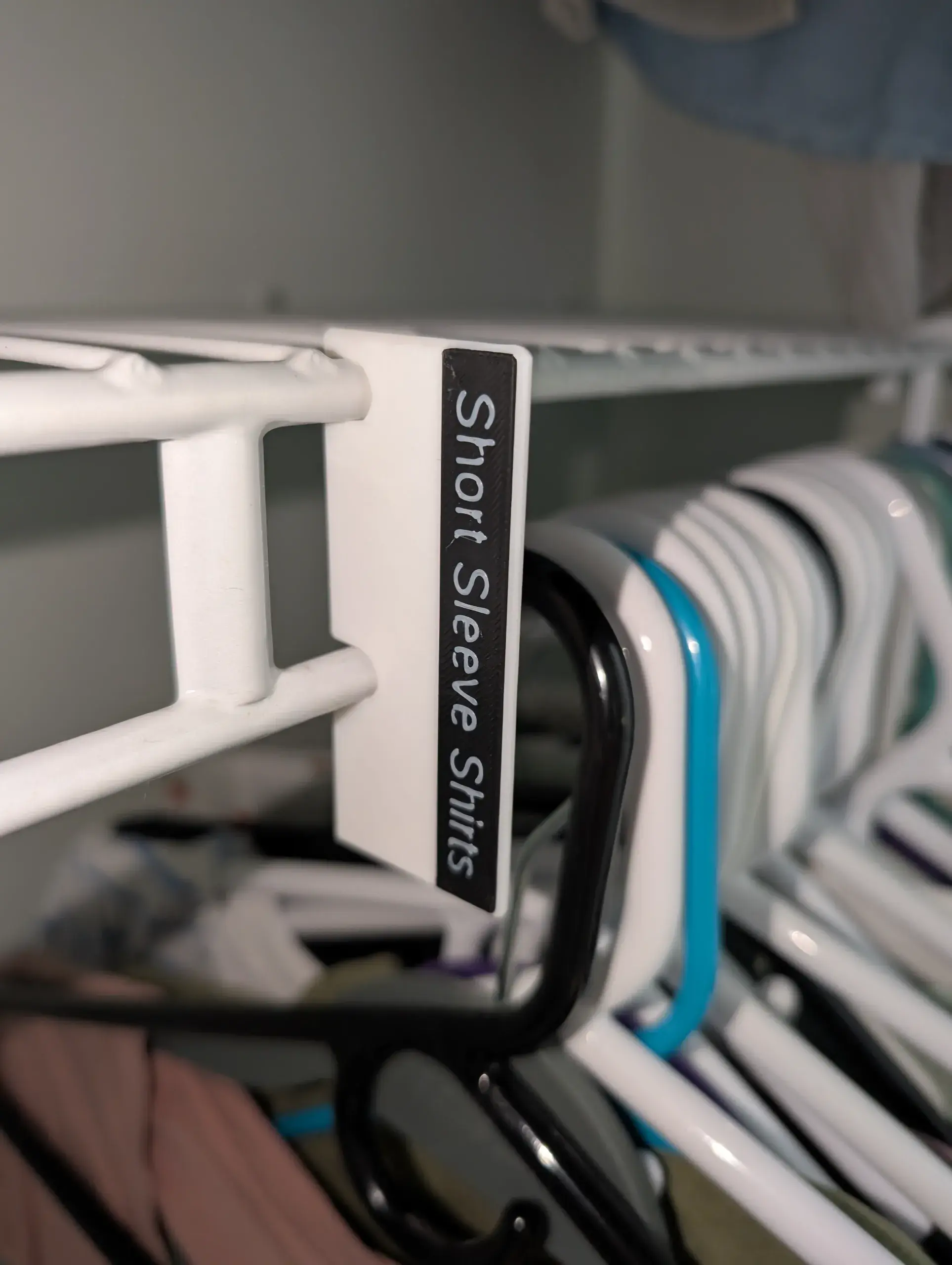 3D Printer Files | 3MF File | Single rod closet hanger divider with ...