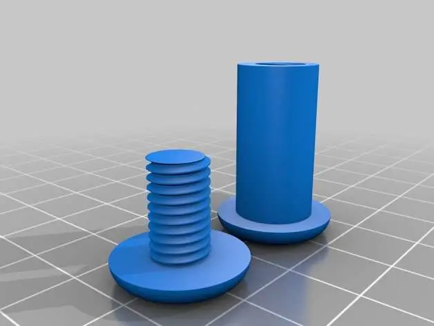 Free Tools & Spare Parts STL Download - post hex screw by Thomas Mcfall