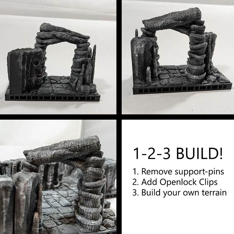 3D Printer Files | 3MF File | Cave tiles - Cave opening | Creality Cloud