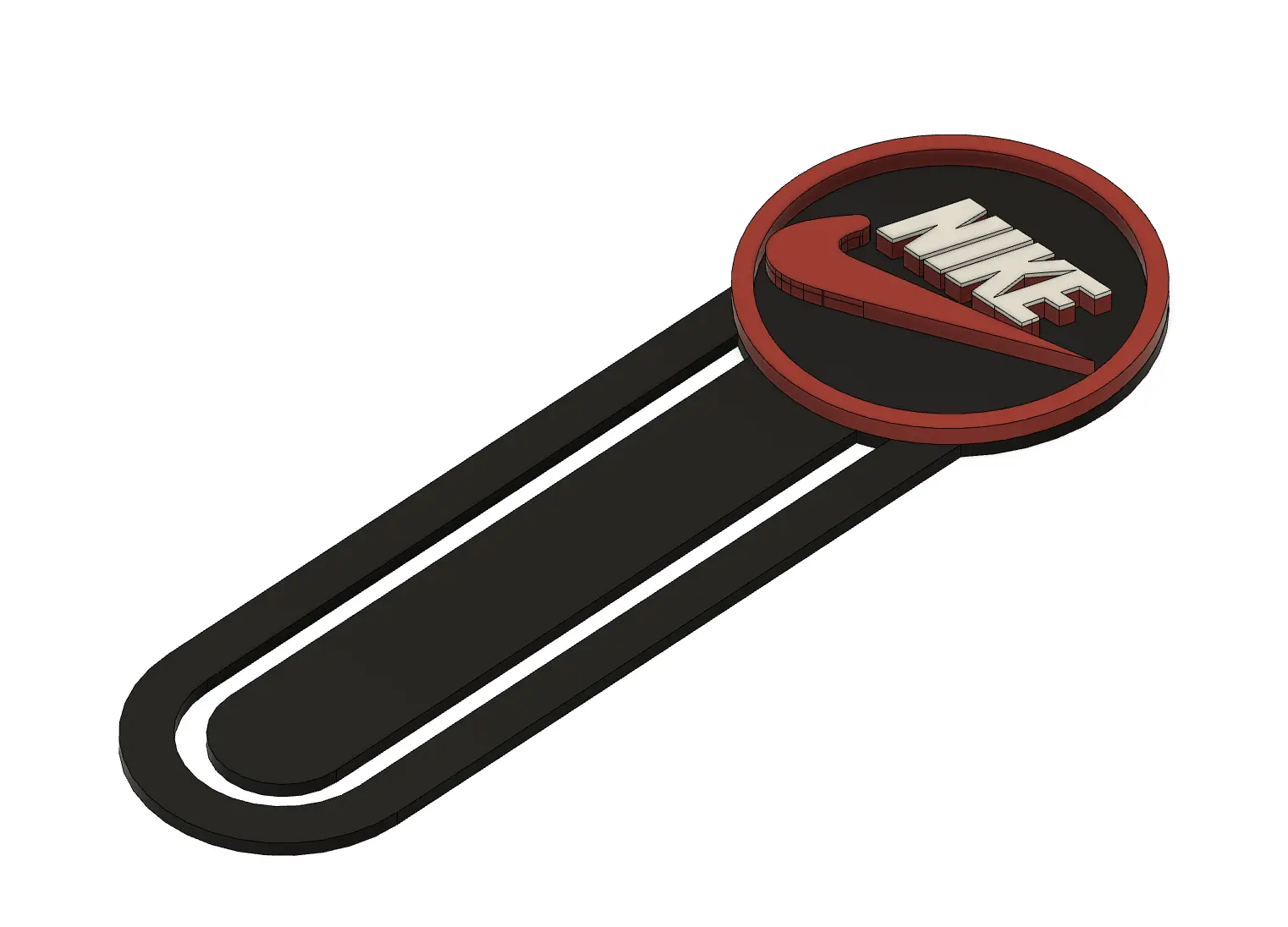 Stationery & Learning Tools STL Download - nike bookmarkby Gominolozgz