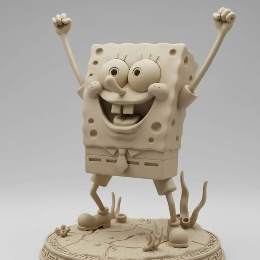 3D Printer Files | 3MF File | Bob Esponja Calça Quadrada (SpongeBob ...