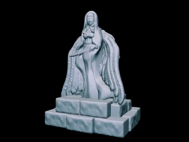 3D Printer Files | 3MF File | Angelic Statue (28mm/Heroic scale ...