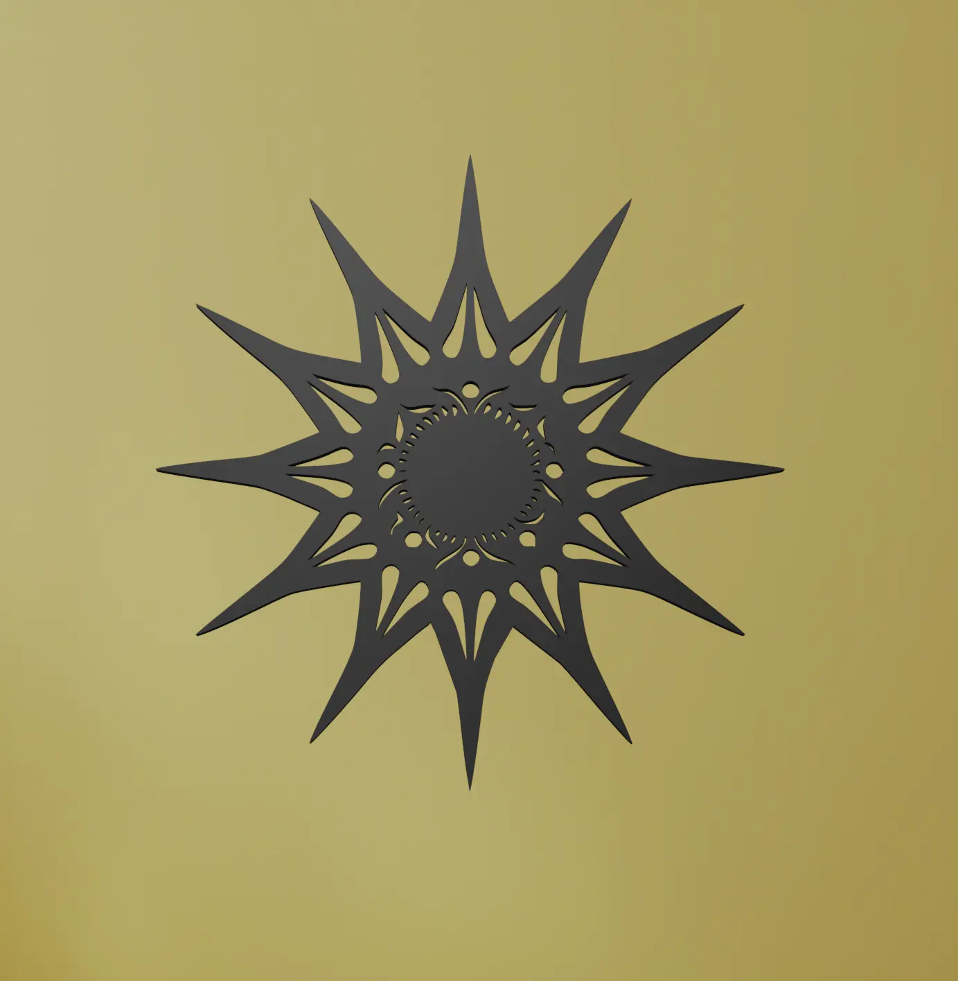Digital Art STL Download - Star Wall Artby Ri0m0
