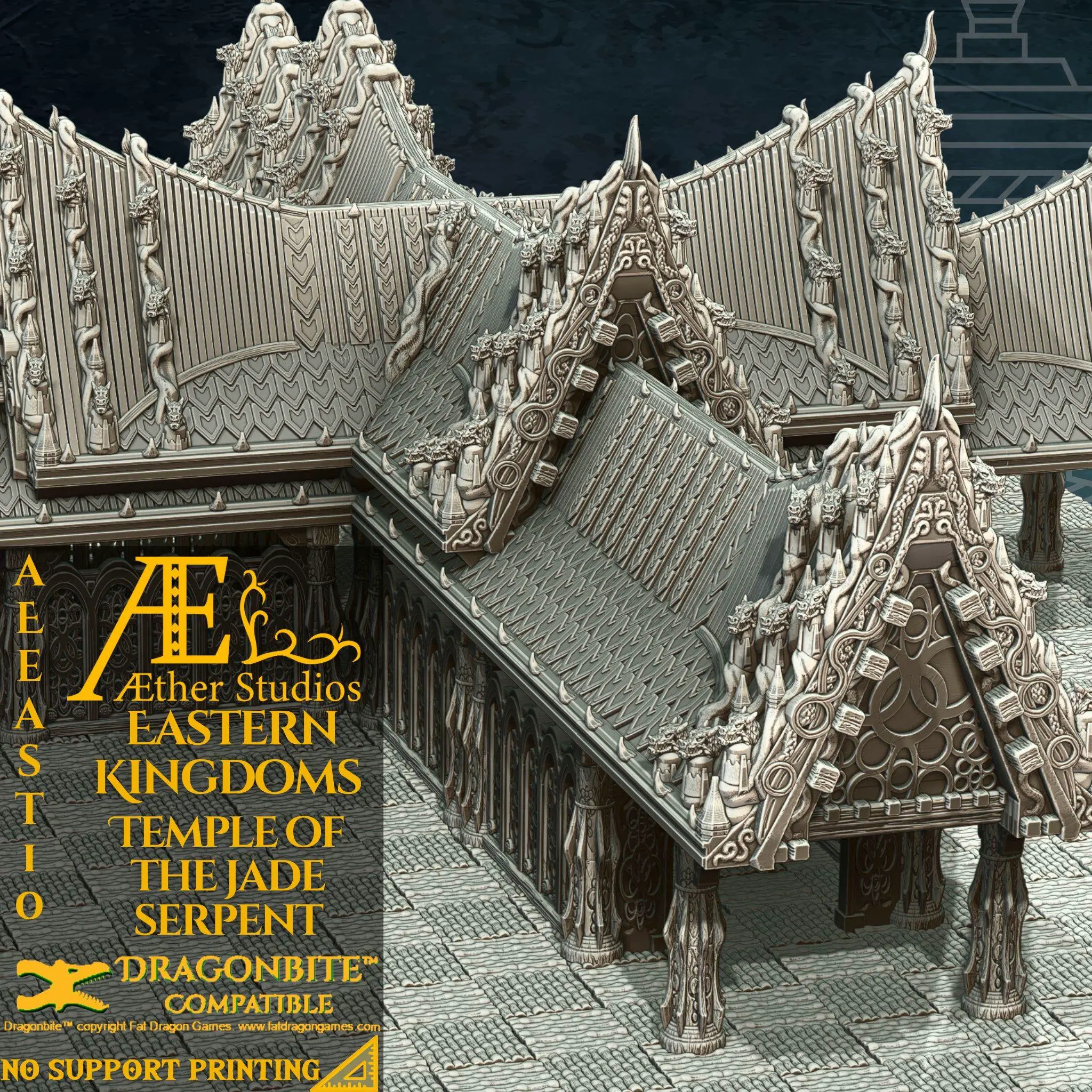 Props & Terrain STL Download - AEEAST10 – Temple of the Jade Serpentby ...
