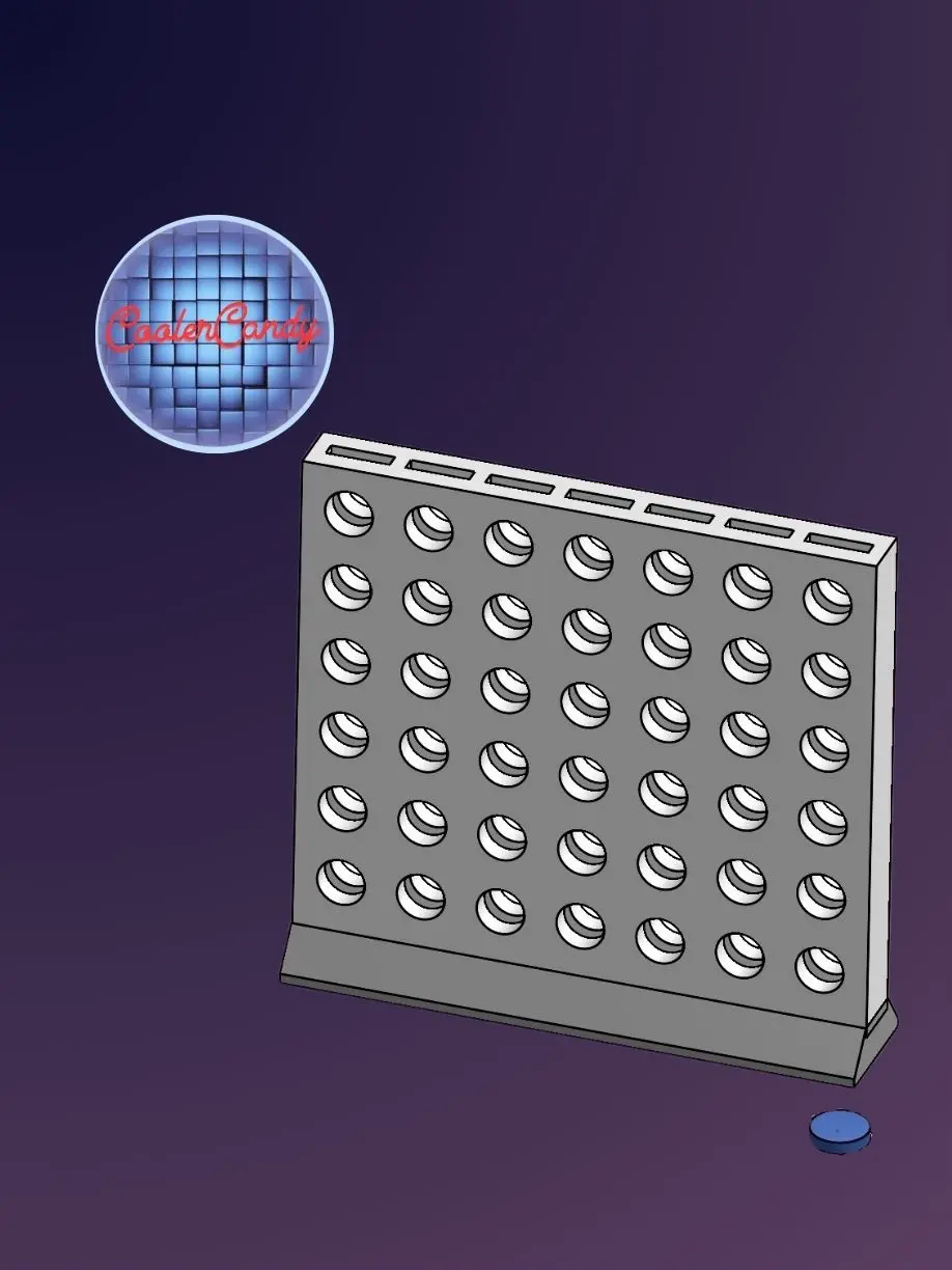 Board Games & Card Games STL Download - Connect 4by CoolerCandy