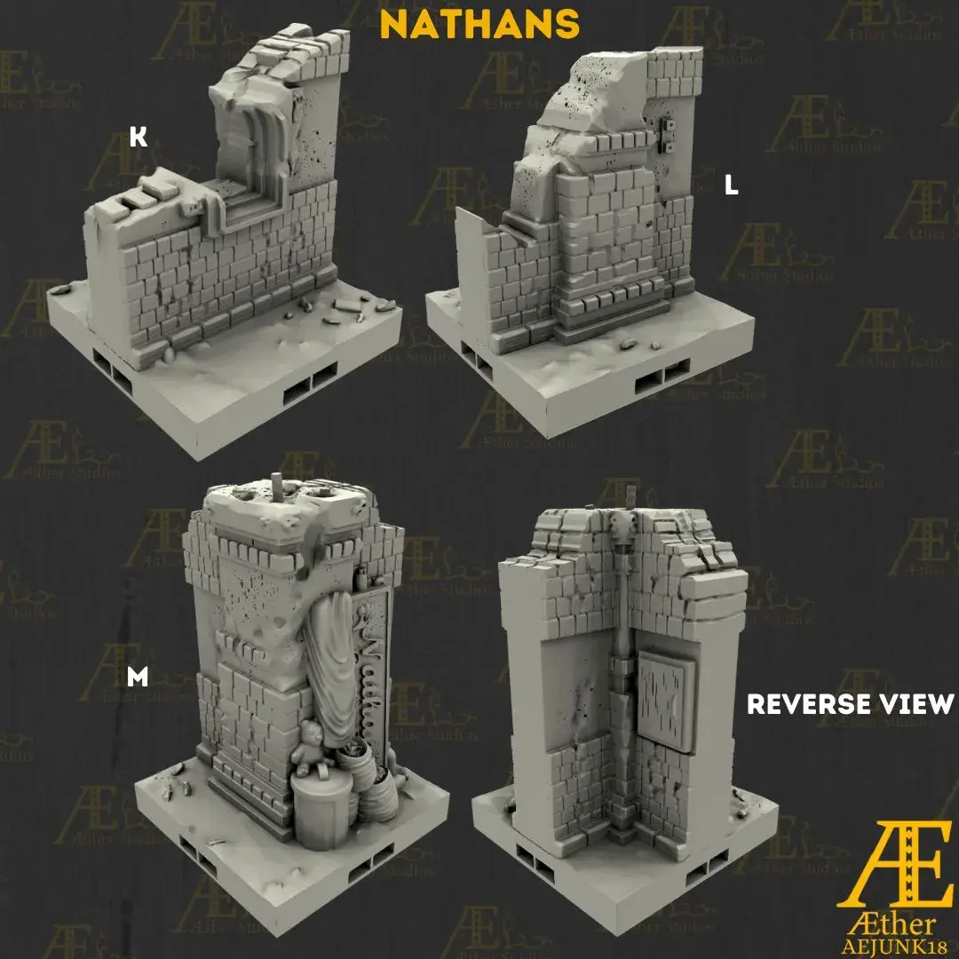 Props & Terrain STL Download - AEJUNK18 - Nathan'sby Aether Studios