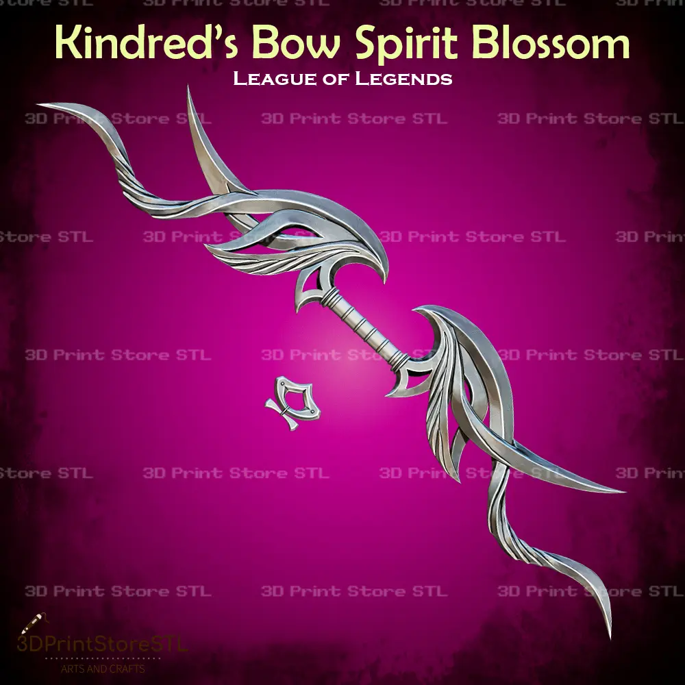 Cosplay STL Download - Kindred Bow Spirit Blossom Cosplay League of ...