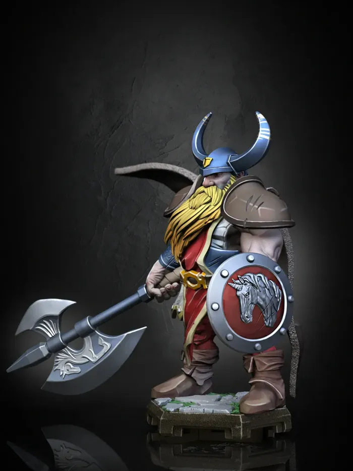 Characters & Creatures STL Download - Dimsdale the Dwarfby Dragun Studios