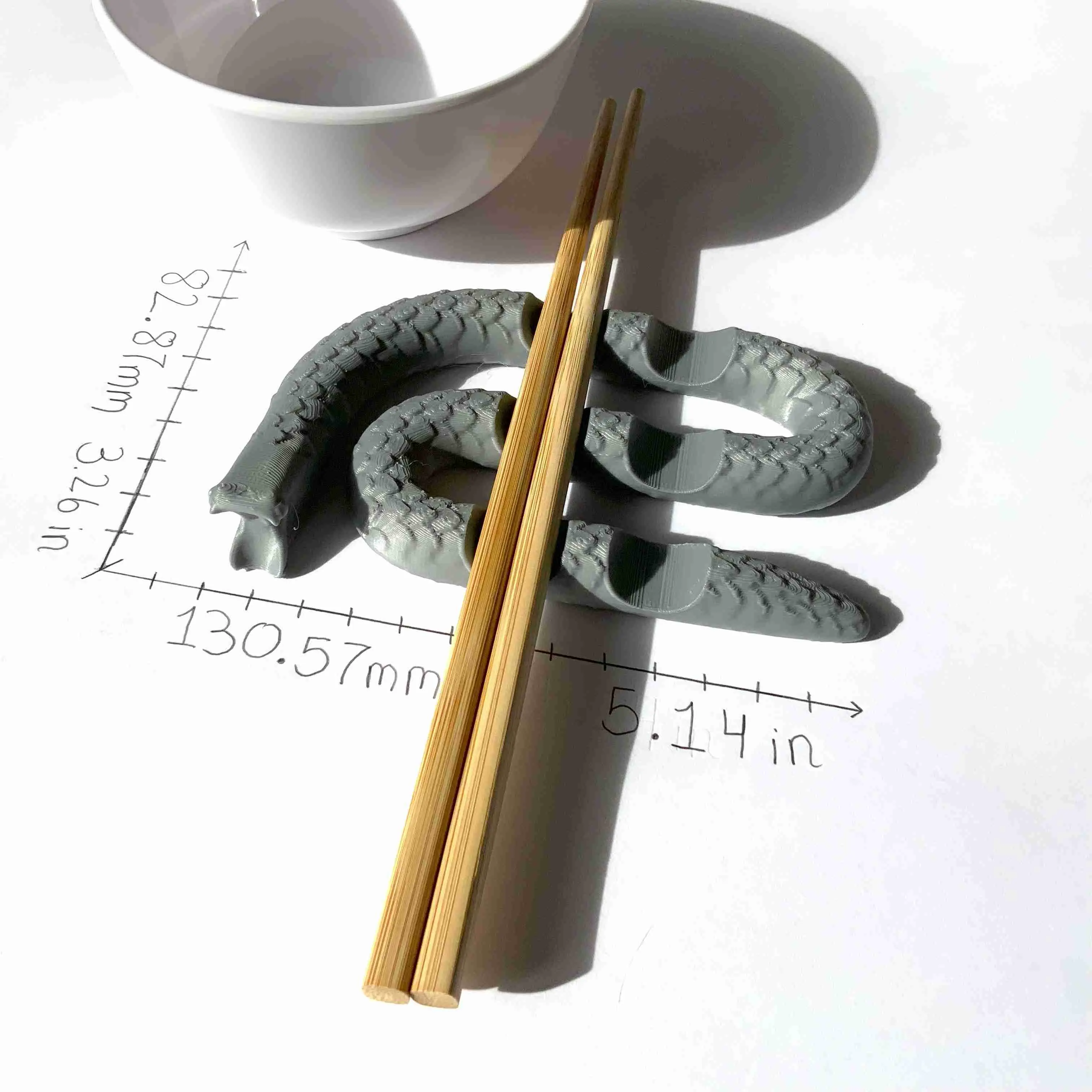 Home Decorations & Ornaments STL Download - Snake Chopstick Holderby ...