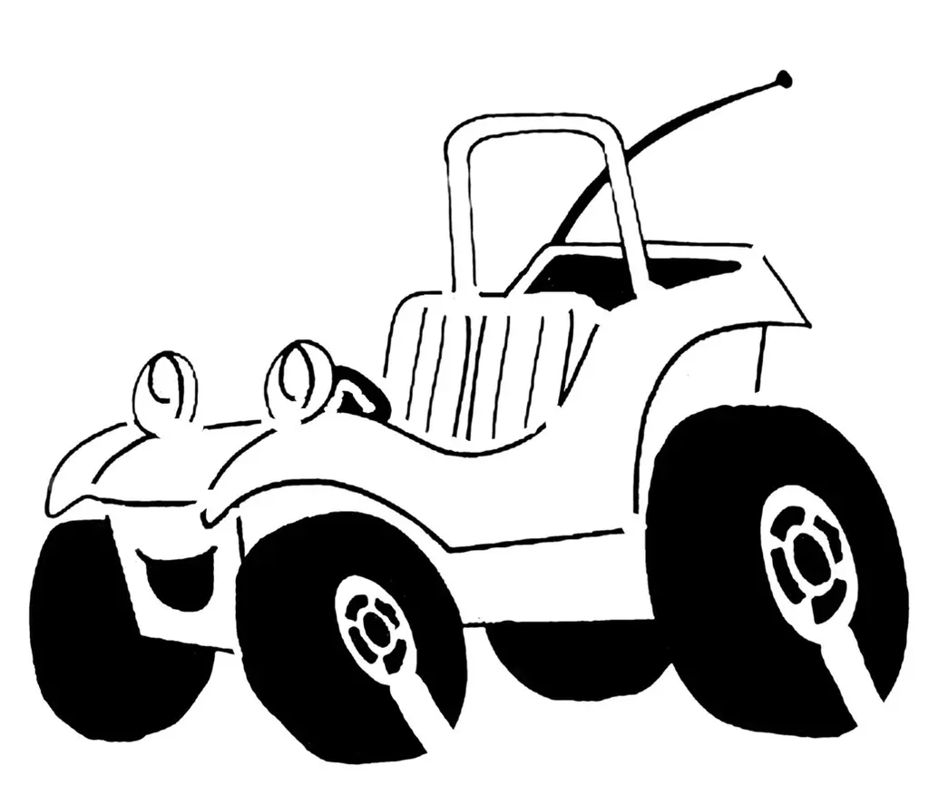 Free Digital Art STL Download - Speed Buggy stencilby SMT_M 🦊