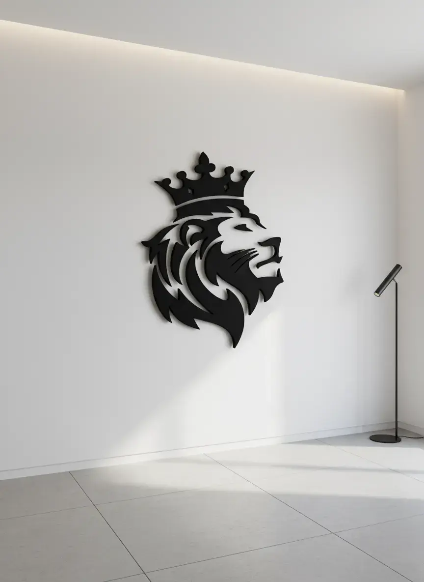 Home Decorations & Ornaments STL Download - Crowned Lion – Prestige ...