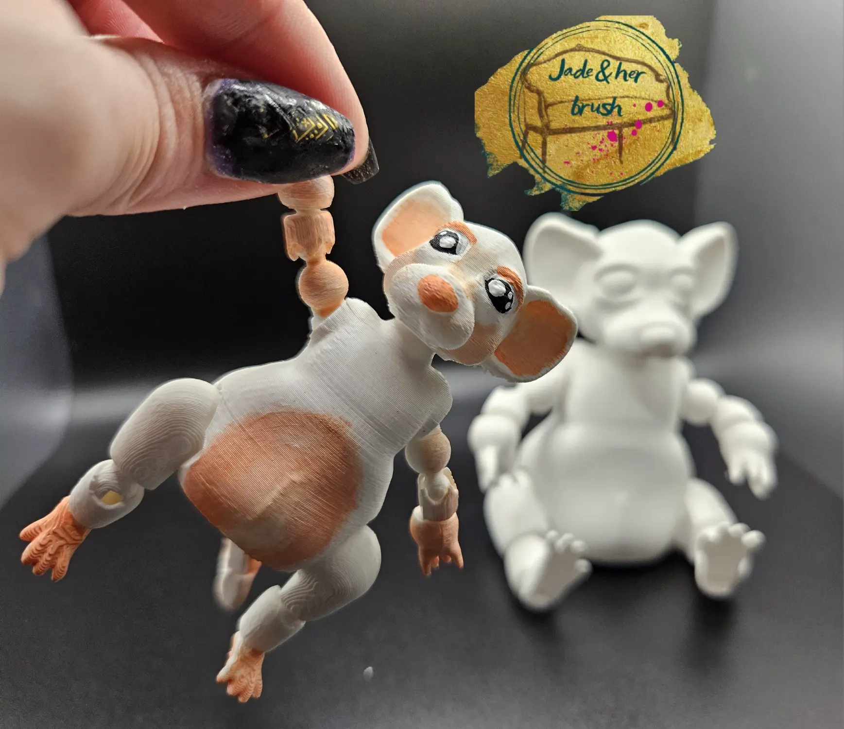 Construction Toys STL Download - Mini flexi pets, Forest the Rat ball ...