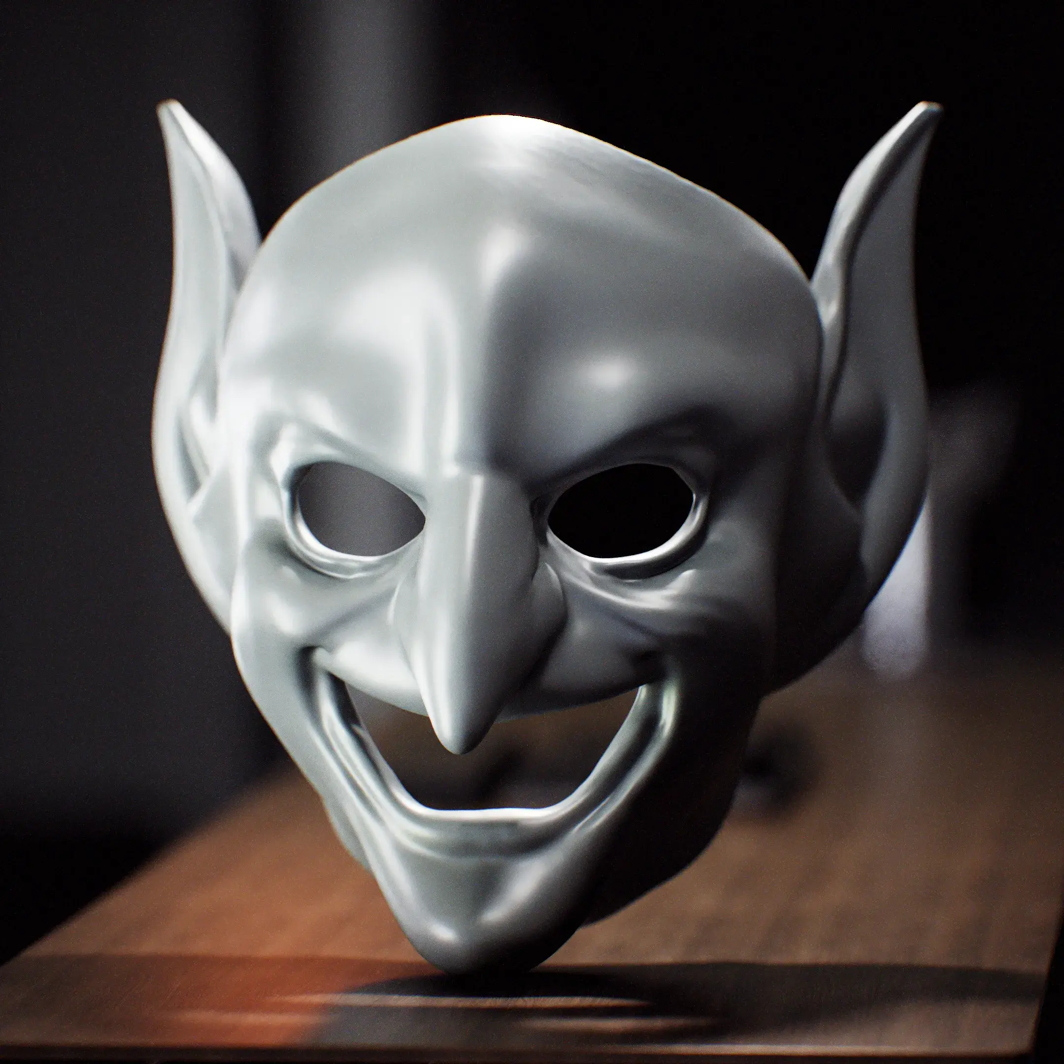 Cosplay STL Download - Green Goblin Spider Man Maskby greencatpoly