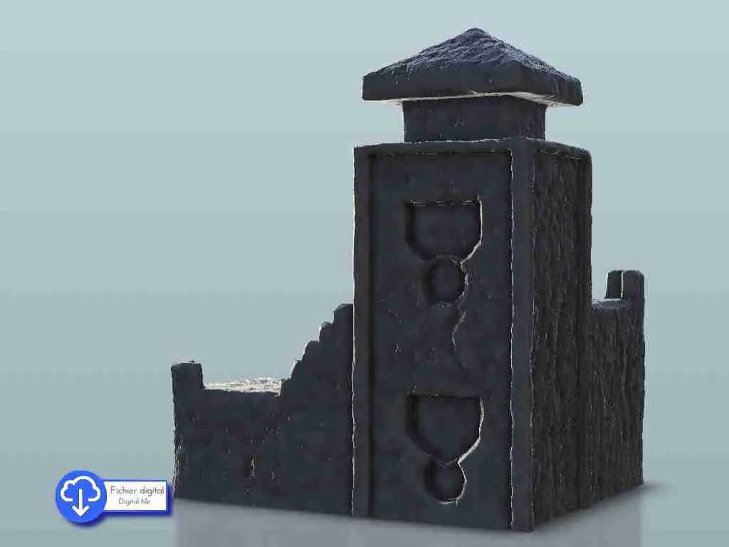 Other STL Download - Medieval border post 9 - miniatures warhammer ...