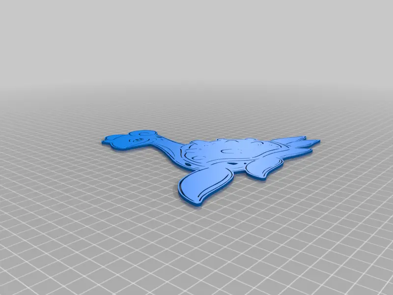 Free Digital Art STL Download - 131 Lapras stencil + 2Dby SMT_M 🦊