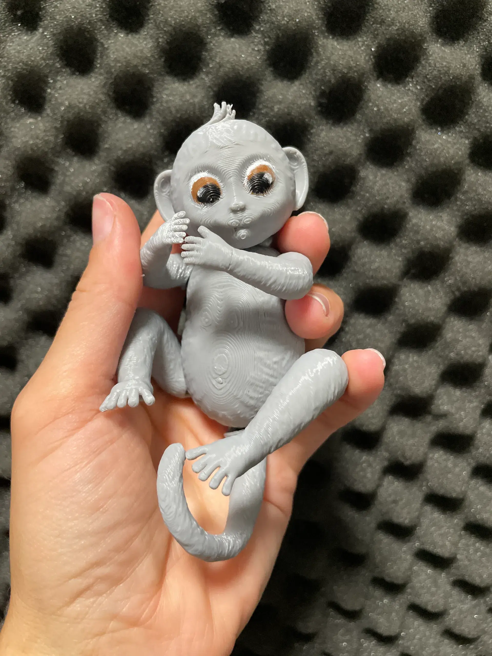 3D Printer Files | 3MF File | Articulated cute 3D Monkey | Creality Cloud