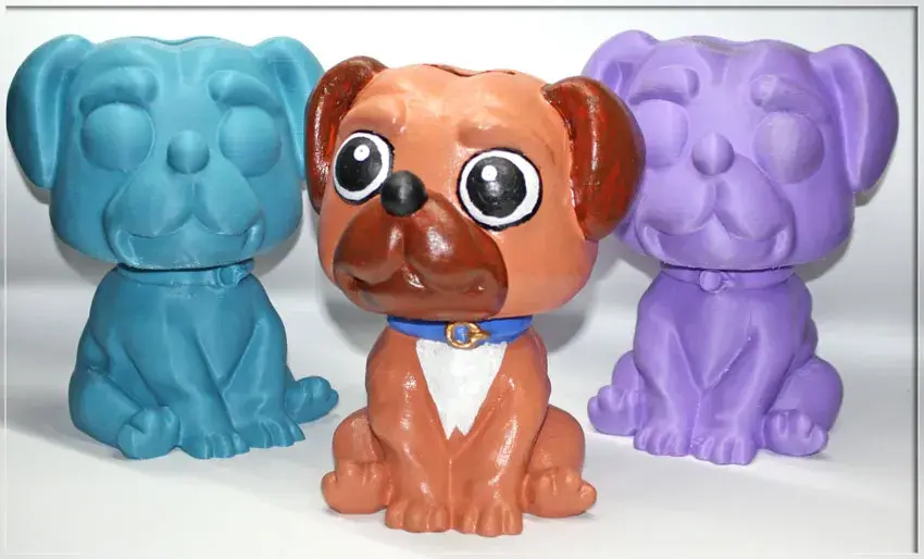 Home Decorations & Ornaments STL Download - Puppy Coin Bankby Kalbo