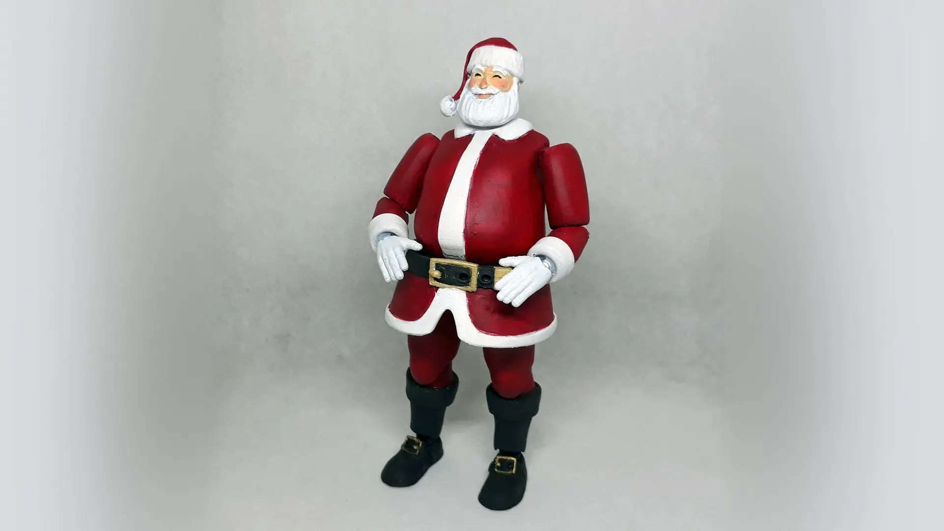 santa claus articulated action figure | 3D models download | Creality Cloud