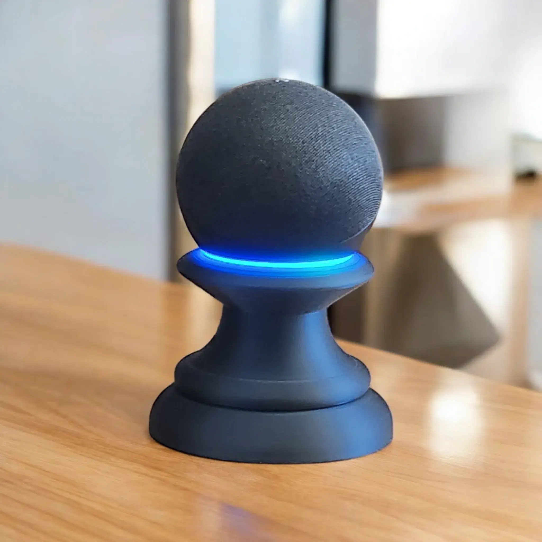 Other STL Download - Echo Dot Chess Pawn Standby jajaum3d
