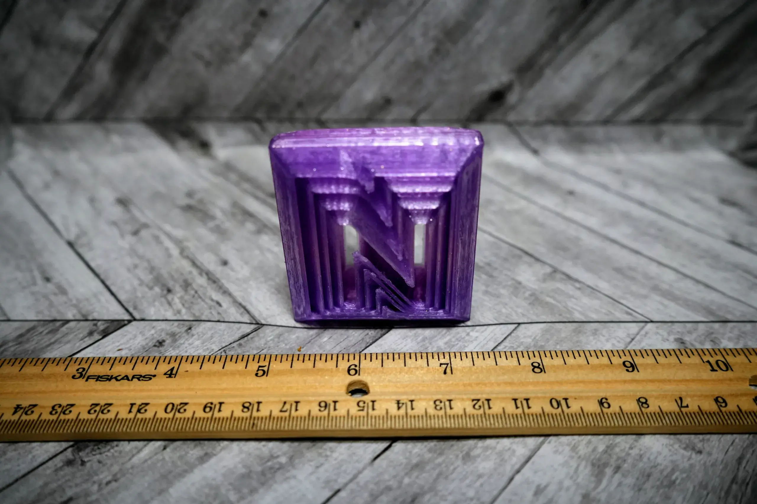 3D Printer Files | 3MF File | Layered Letter N Fidget | Creality Cloud