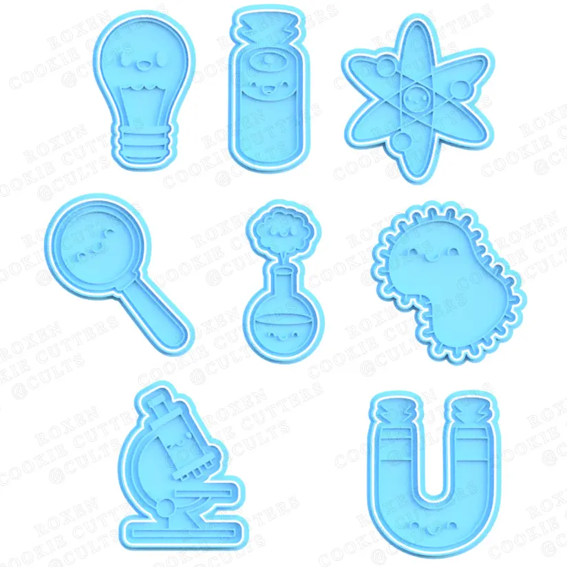 Other STL Download - Science cookie cutter set of 8by Mira3D